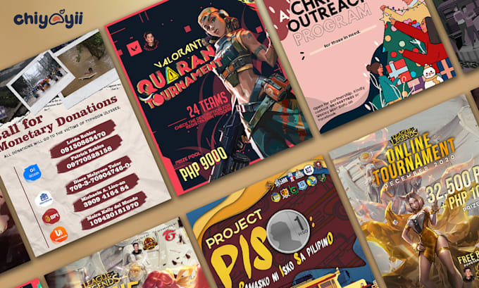 Design any creative game movie events poster for you by Chiyay | Fiverr