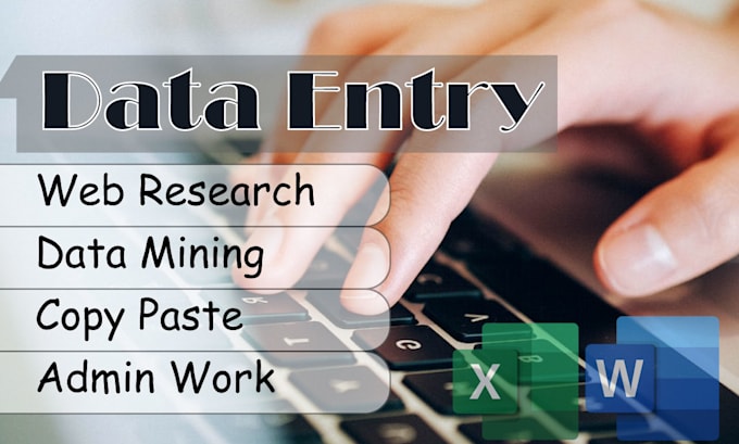Do data entry, copy paste, web research by Systechwhale | Fiverr