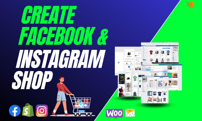 Set up facebook shop, instagram shop and integrate with shopify by ...