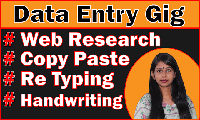 Do Data Entry Ms Word Typing Handwriting Retype Document Excel Copy