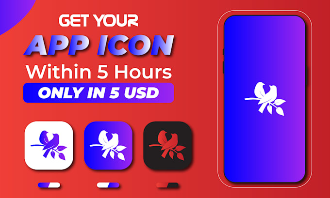 Design a professional app icon logo by Danishmehboob | Fiverr