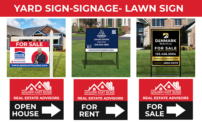 Do creative yard sign design services for effective marketing and ...