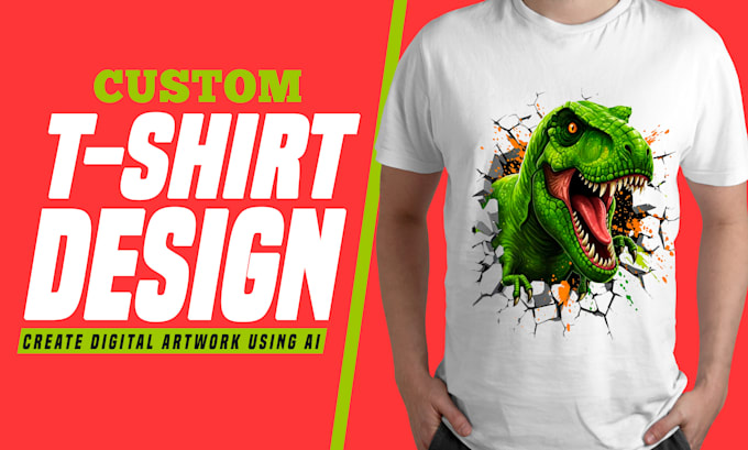 Design trendy pod t shirts using ai generated artwork by Graphophonic ...