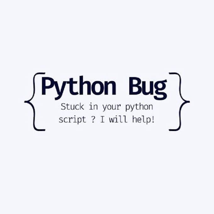 Do Bug Fixing In Your Python Code By Vishalvarshney7 Fiverr