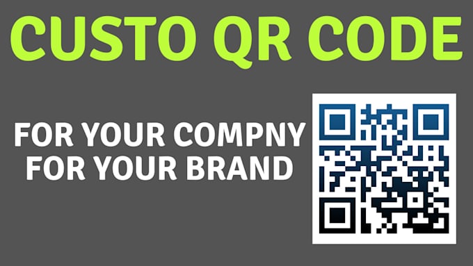 Create a custom qr code for your company by Mahide00 | Fiverr