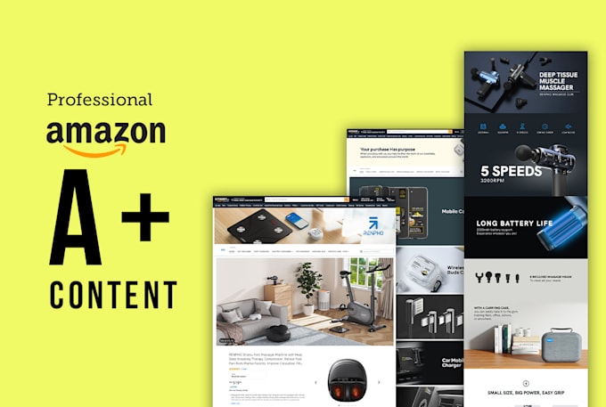 Create professional amazon a plus content in 24 hours by Rizmym | Fiverr