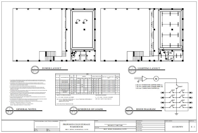 Do residential electrical plan and schedule of loads by Justinthirdy ...