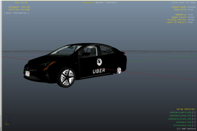 Design a custom livery for any car for fivem