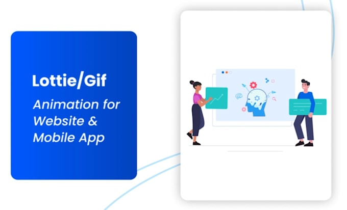 Do lottie json, animated gif, video for web and mobile app by Uibucket ...