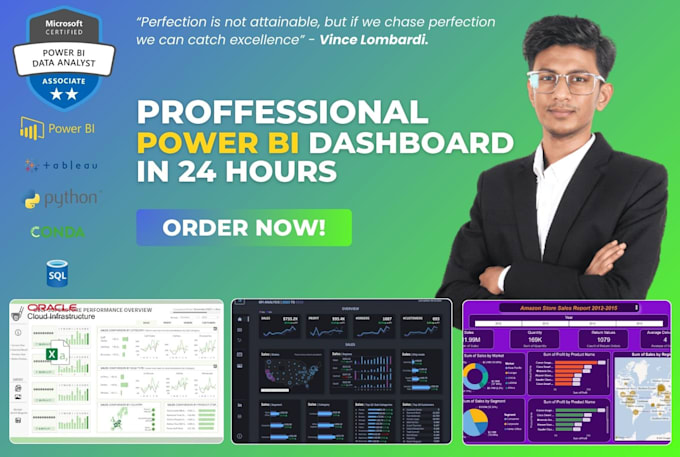 Build interactive dashboard in power bi and tableau by Istiak9999 | Fiverr