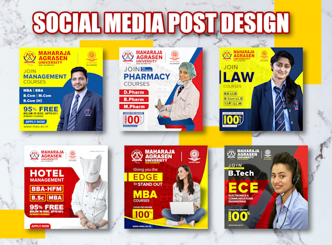 Design professional social media posts by Amandeep825 | Fiverr