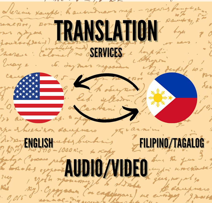 Translation from english to filipino and vice versa by Misscrl | Fiverr