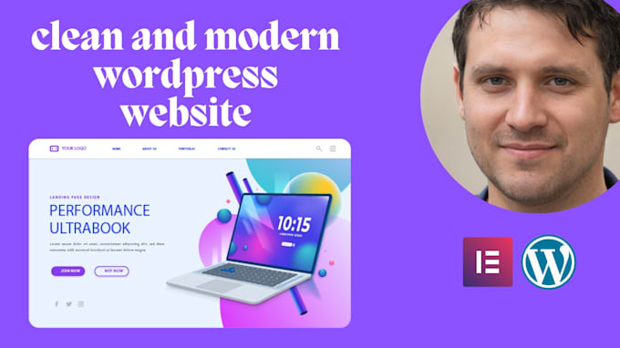 Create a clean and modern wordpress website by Ordihost | Fiverr