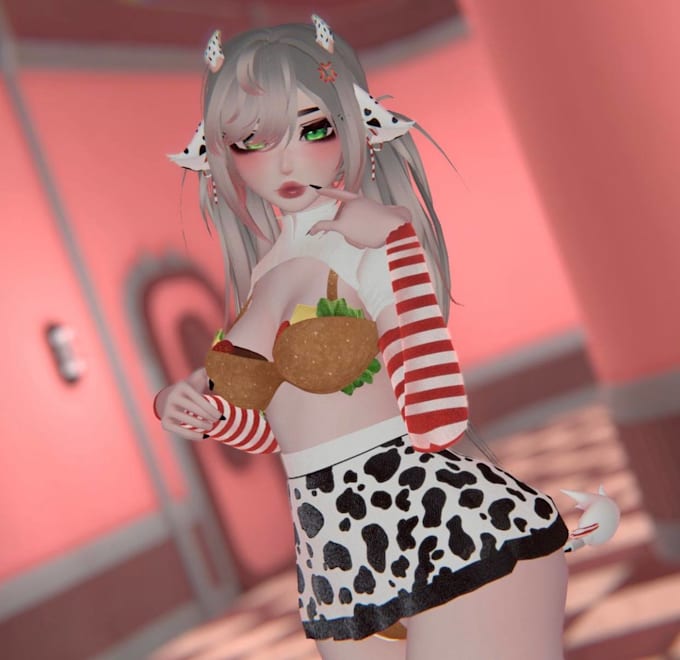 Do Custom Vrchat Avatar Vtuber Furry Chibi Vrc Avatar By Ahmed500a Fiverr
