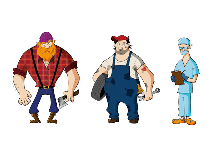 Do cartoon character for your animacion or videogame by Teff_gesualdi ...