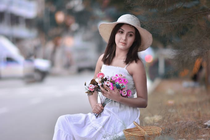 Do skin retouch edit fashion model portrait photo by Mdatiar | Fiverr