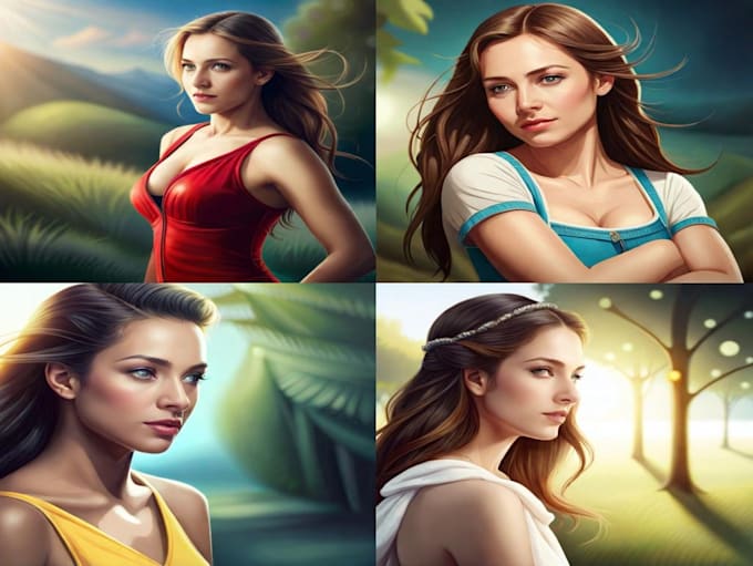 Turn your words into beautiful ai generated images by Methminabinara | Fiverr