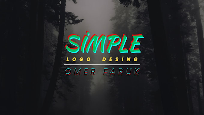 Make your simple logo in good condition by Omerfarukozen | Fiverr
