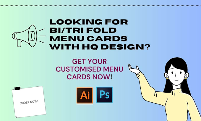 Design menu, price list, menu card or food menu by Ayesha_farhat33 | Fiverr