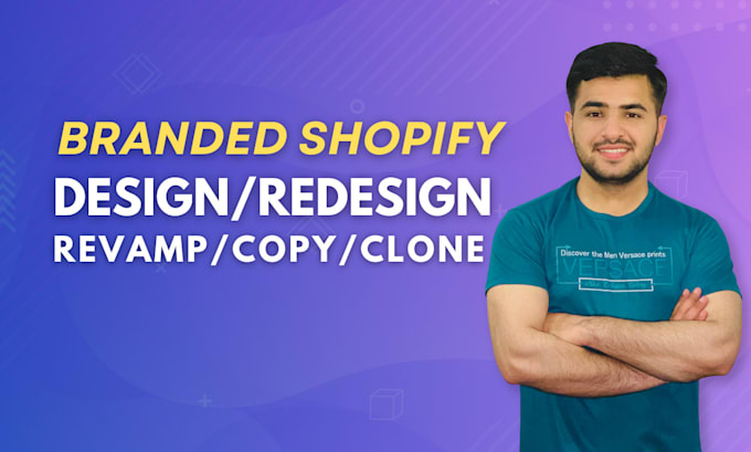 Clone, revamp, design, redesign shopify store or build ecommerce shopify website by Fareedali90 ...