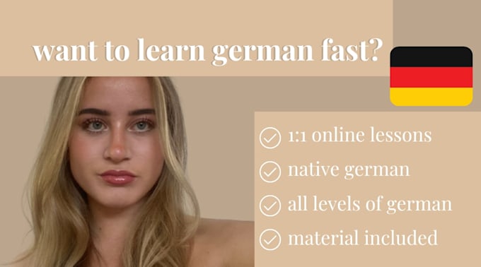 Give fun private german lessons online by Jodoesyourwork | Fiverr