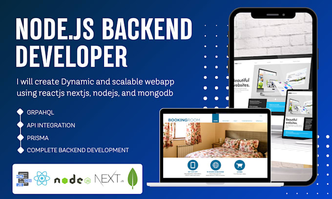 Develop secure nodejs or nestjs backend with prisma and graphql by Nabeelyousaf244 | Fiverr