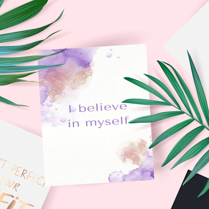 Create customized printable affirmation cards for you by Rimpyvb | Fiverr