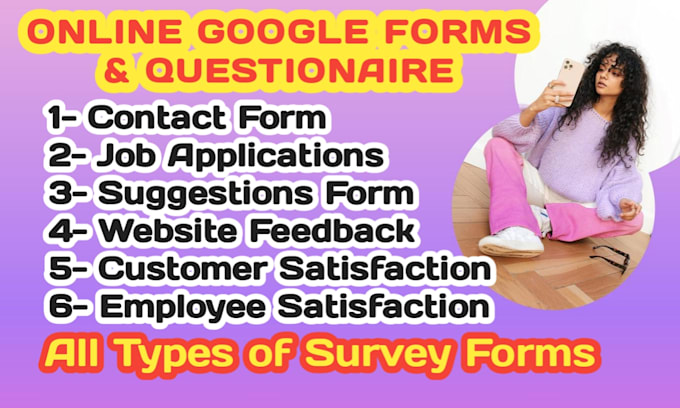 Create google forms, online surveys forms and questionaires by Tanveerahmad745 | Fiverr