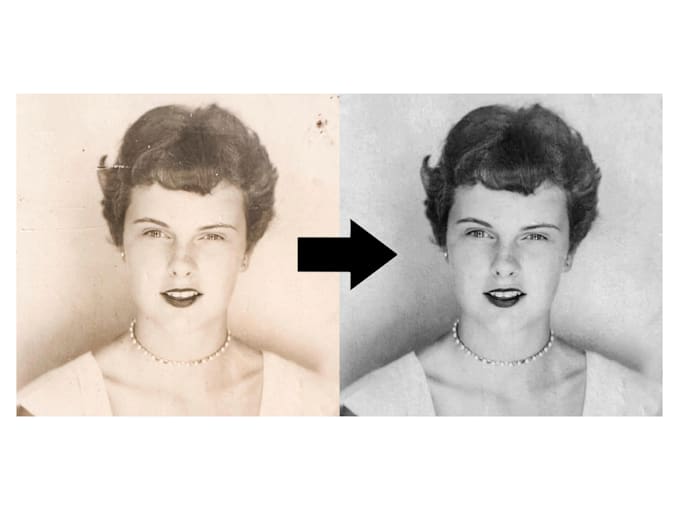 Restore your old damaged family photos by Makenewagain | Fiverr