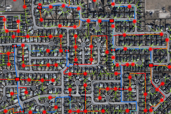 Design ftth fttb fttx networks splicing plans osp isp hld lld in gis ...