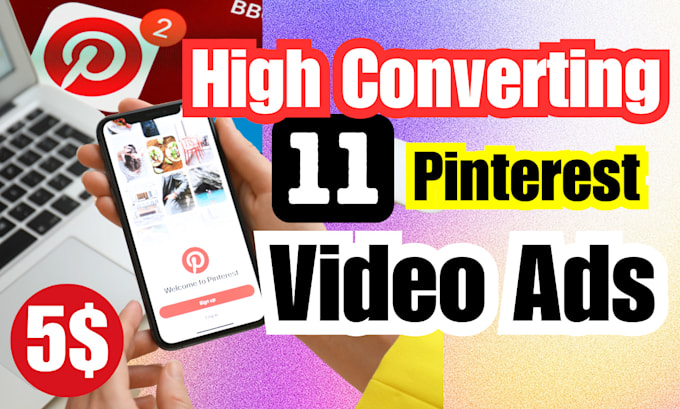 Create amazing 11 pinterest video ads that work by Erangaransika | Fiverr