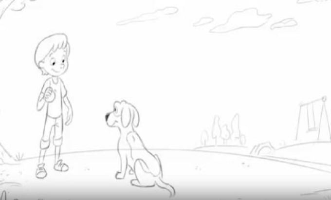 2d traditional animation, hand drawn, cel line art animation by Apv ...