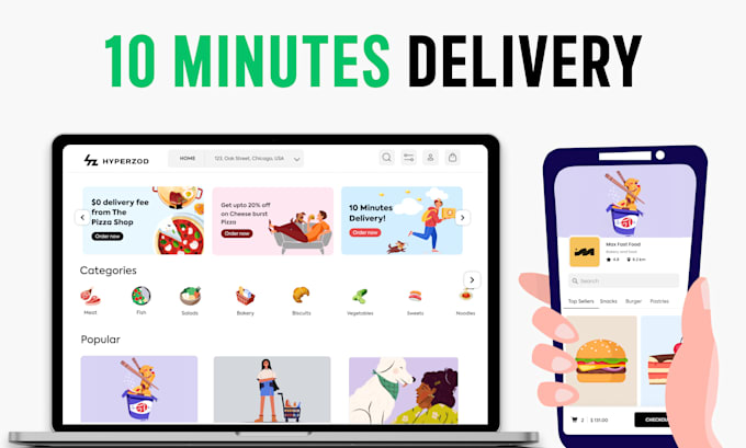 Setup on demand last mile app for instant delivery ecommerce by Royalscan | Fiverr