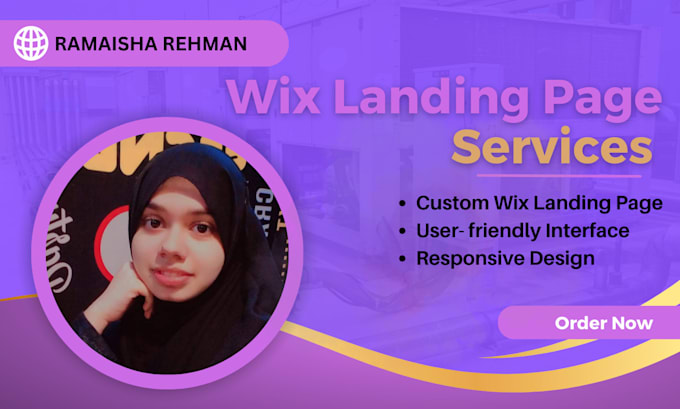 Design high converting and responsive wix portfolio website by Ramaisharehman | Fiverr