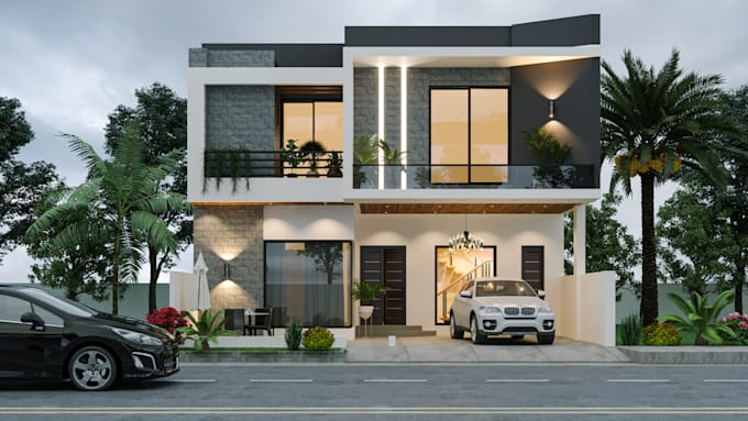 Design your house exterior , interior realistic render by ...