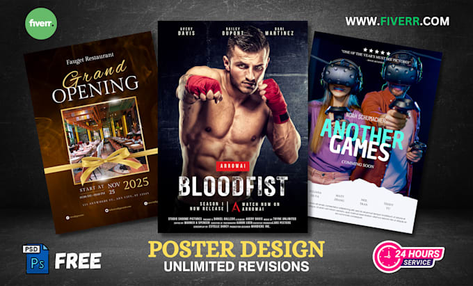 Design a poster,flyer,banner,leaflet under 2 hours by Gold_designr | Fiverr