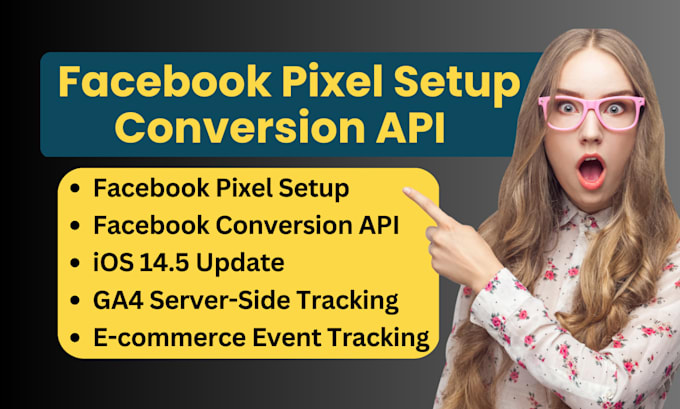 Fix or setup facebook pixel conversion api ecommerce tracking by Shawonsmmexpert | Fiverr