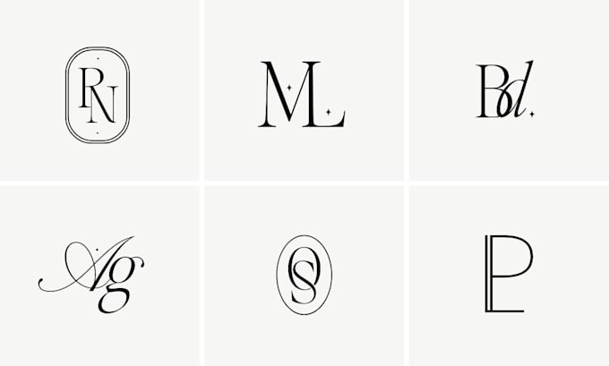Design a unique, custom type logo with your business initials by ...