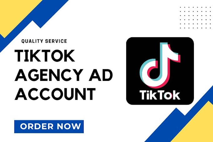 Create tiktok agency ad account, tik tok ads account by Isaacisaac570 | Fiverr