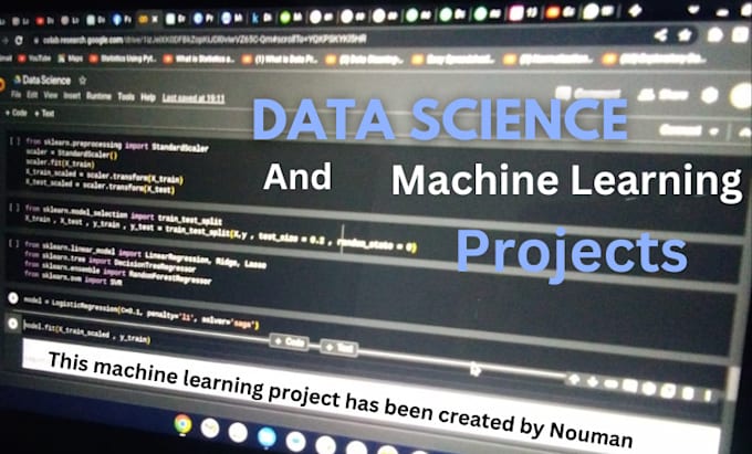 Do data science and machine learning projects by Nouman_insights | Fiverr
