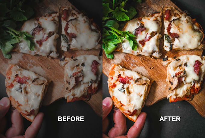 Edit and retouch your food photography pictures by Afeera24 | Fiverr