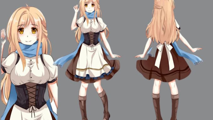Art Commissions Reference Sheets For Vtubers Anime Manga Oc