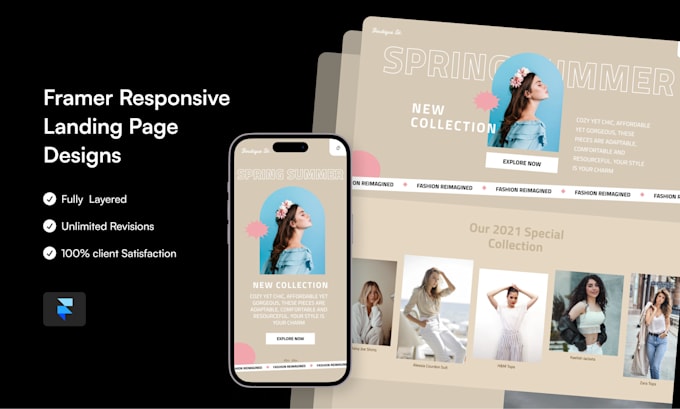 Do amazing web designs in framer by Saurabhksingh | Fiverr
