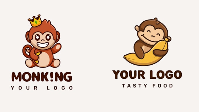 Laughing logo making your brand smile by Jasmincaccia | Fiverr