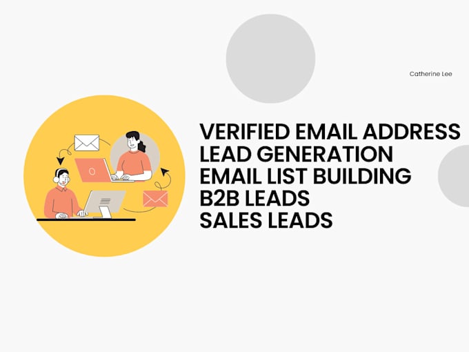 Do lead generation or email building list by Catherinelee1 | Fiverr