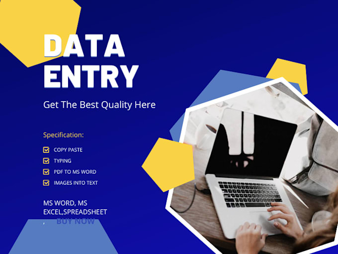 Do data entry copy paste typing ms excel ms word by Mrs3789974 | Fiverr