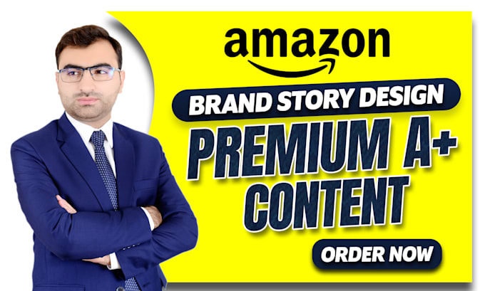 Design premium a plus content and a stunning amazon brand story that ...