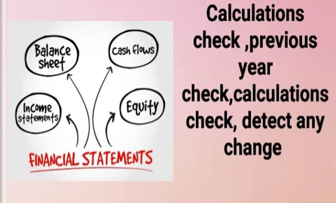 Do financial statement tick and tie outs by Daliyamitra | Fiverr