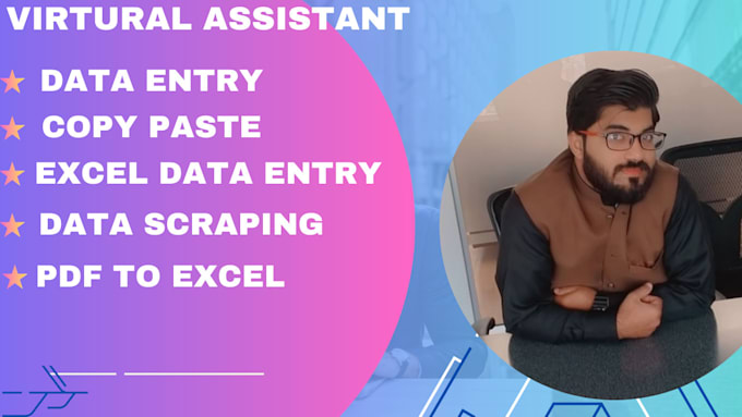 Do data entry , copy paste , excel date entry , data scraping by Malikazam9692 | Fiverr