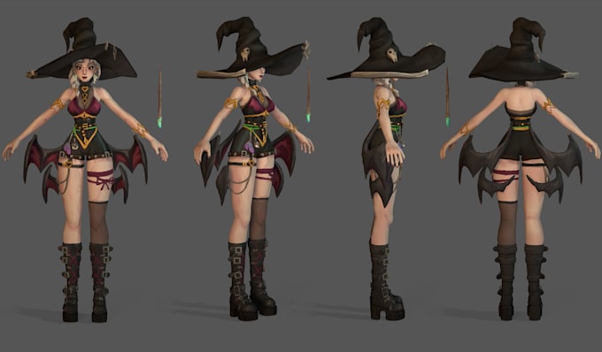 Make Game Ready Characters And Assets By Priscillacm Fiverr 